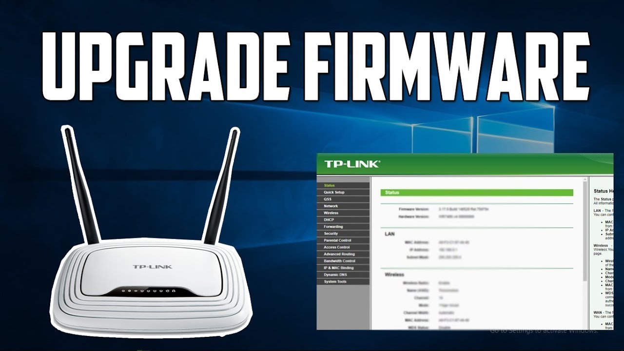 How To Update Tp Link Router Firmware 2021 - YouTube
