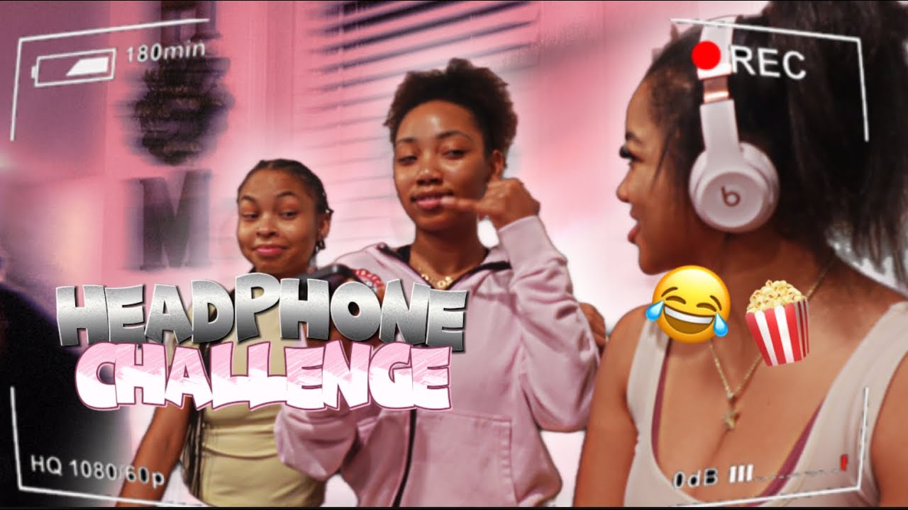 HEADPHONE CHALLENGE 😂🍿 *EXTREMELY HILARIOUS* - YouTube