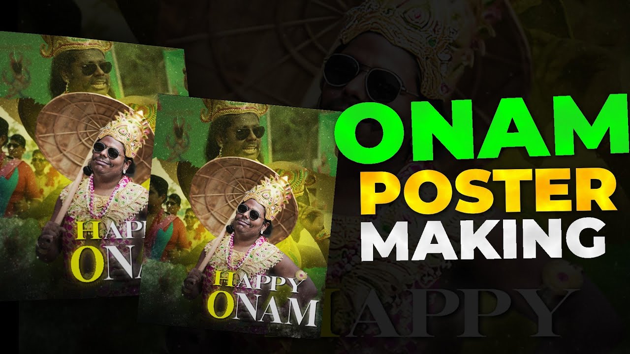 Trending Onam Celebration Poster Making | Alightmotion Tutorial | NKL ...