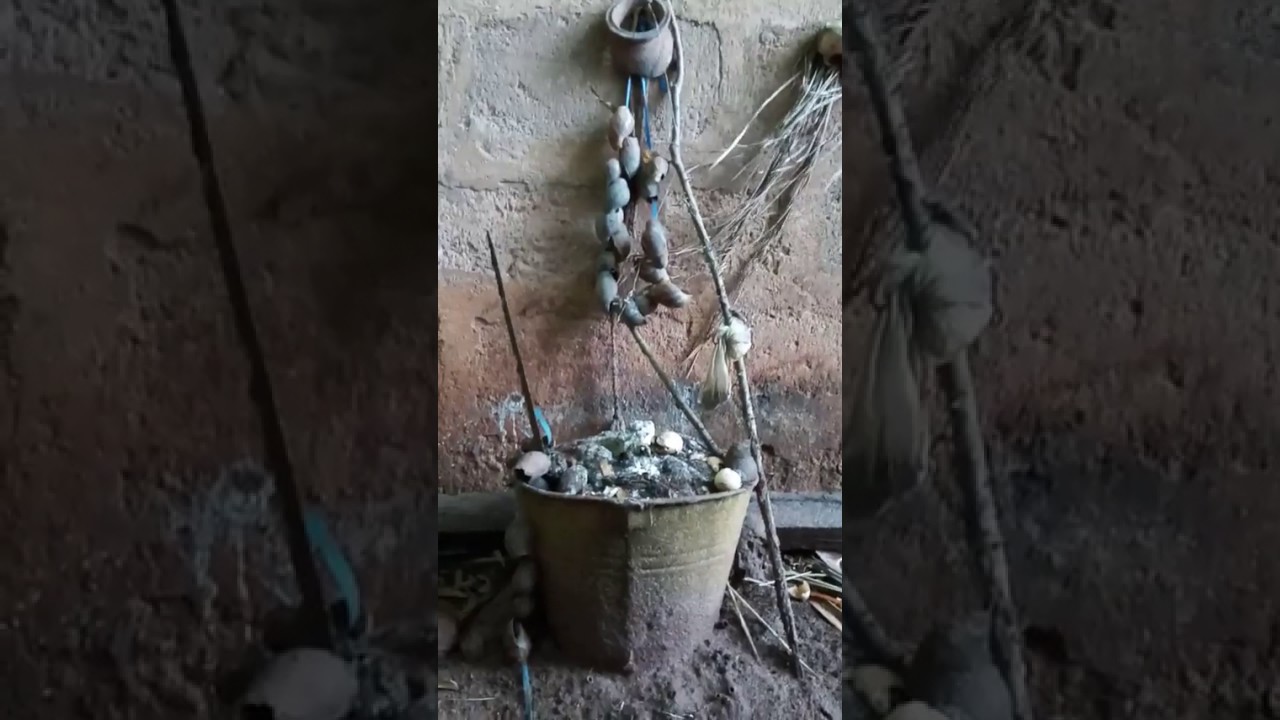 Ogun Orisa (God Of Iron) In My Shrine, Benin City, Nigeria - YouTube