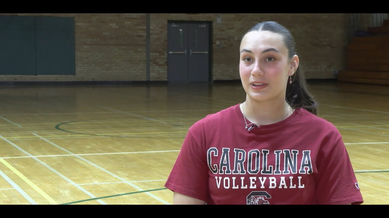 NCAA Double Contact Rule Girls Volleyball - YouTube