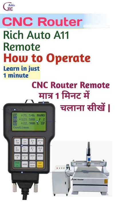 How to Operate CNC Router remote||Remote Rich Auto A11 || Rich Auto DSP controller|| Click 👇👇 ...