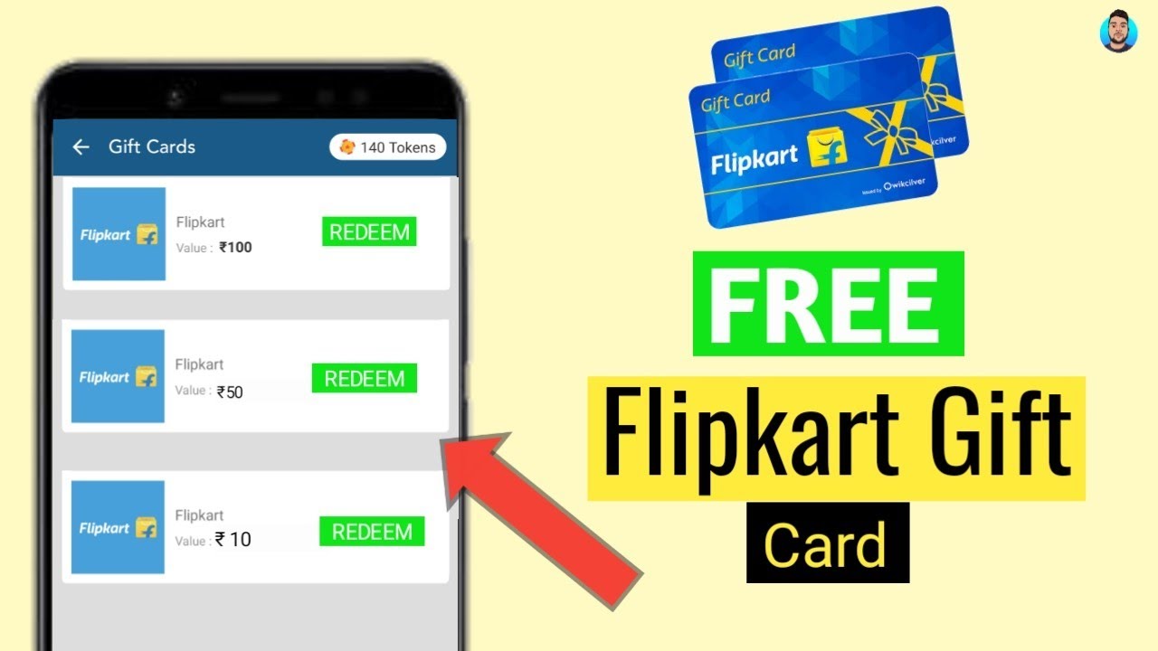Flipkart Gift Card Free Codes | New Flipkart gift card earning App ...