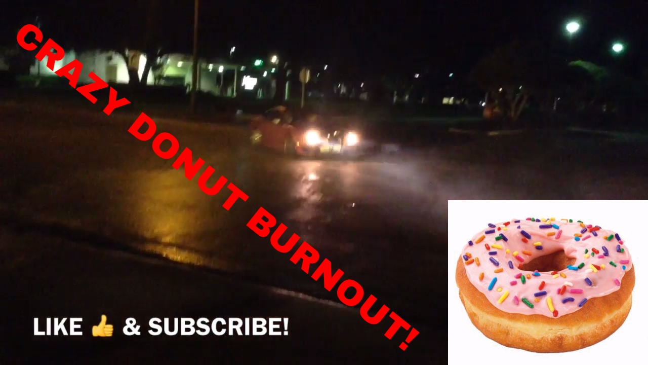 EPIC CRAZY DONUT BURNOUT!!! - YouTube