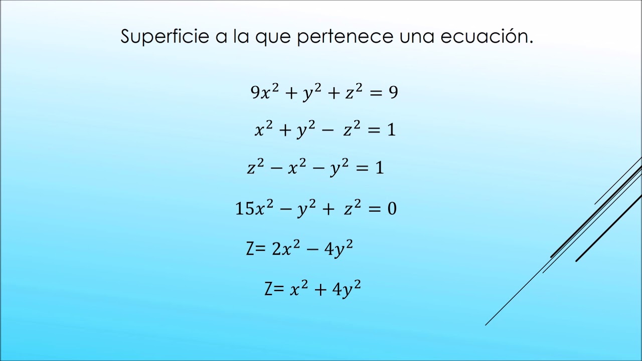 Superficies cuádricas. (Hiperboloide de dos hojas). - YouTube
