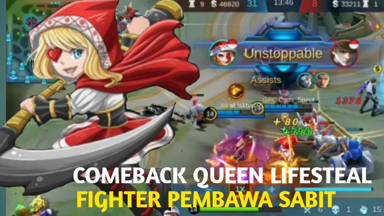 GAMEPLAY RUBY MOBILE LEGEND | RUBY FIGHTER BUILD - YouTube