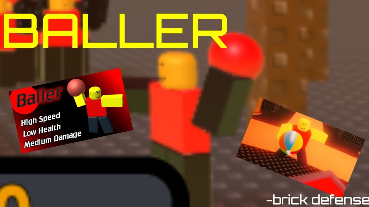 BALLER ll Roblox brick defense - YouTube