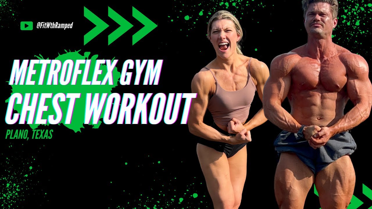 Chest Day at Metroflex Gym Plano - YouTube