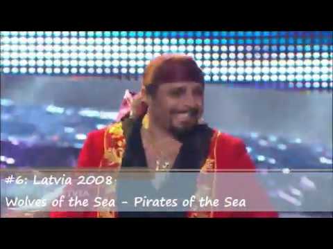 Top 50 Craziest/Weirdest/Strangest ESC Songs Of All Time - YouTube