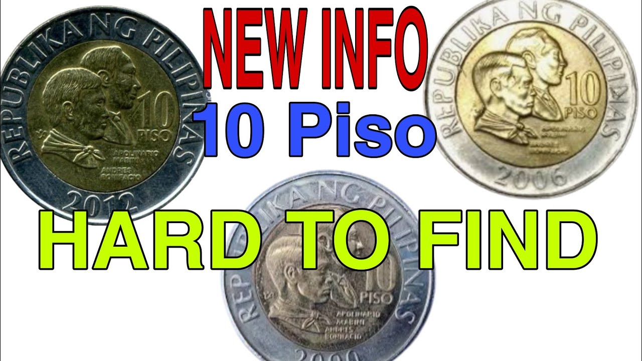 #362 Alamin ang mga bagong information sa 10 piso na barya mga hard to ...