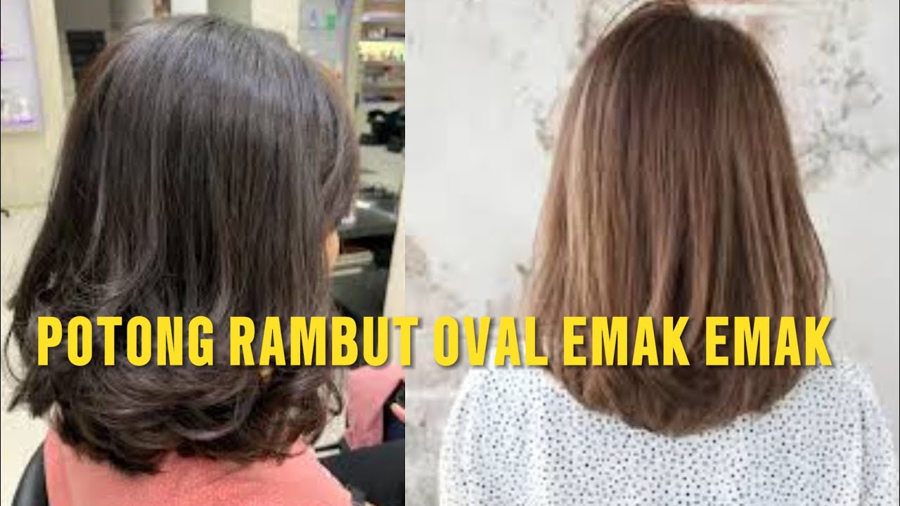 Emak emak POTONG RAMBUT OVAL PENDEK || POTONG RAMBUT OVAL LAYER PENDEK ...