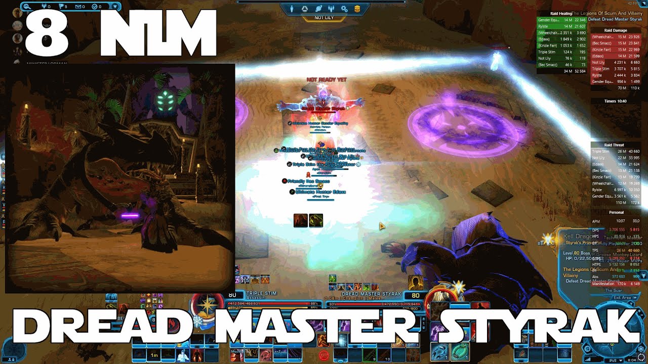 SWTOR 7.1 Team Blunder 8M NiM Dread Master Styrak (+timer) - YouTube