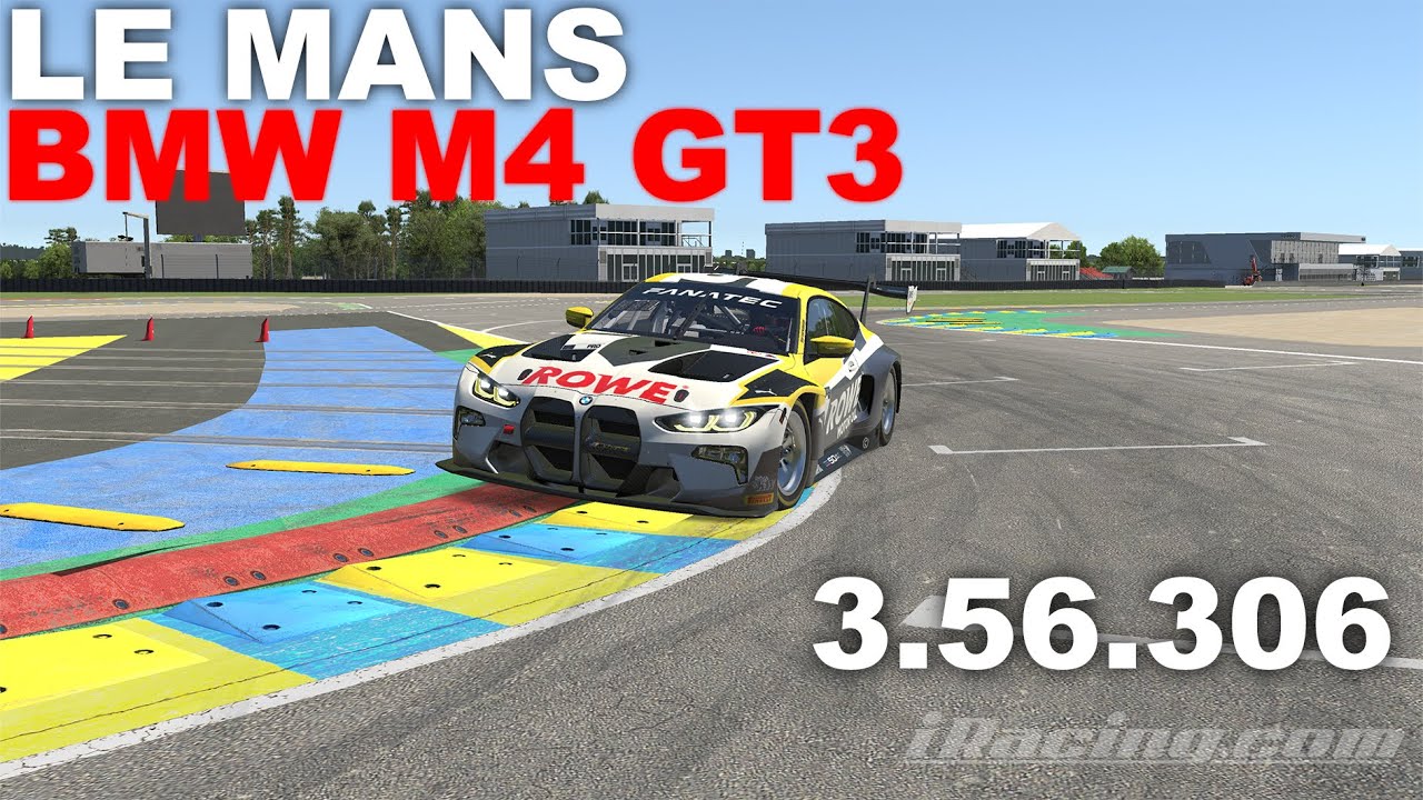 iRacing BMW M4 GT3 Le Mans (FIXED) | Track Guide + Hotlap - YouTube