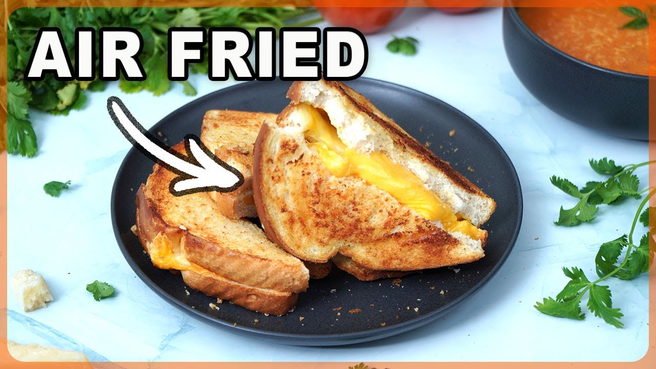 Simple Grilled Cheese in the Air Fryer - YouTube