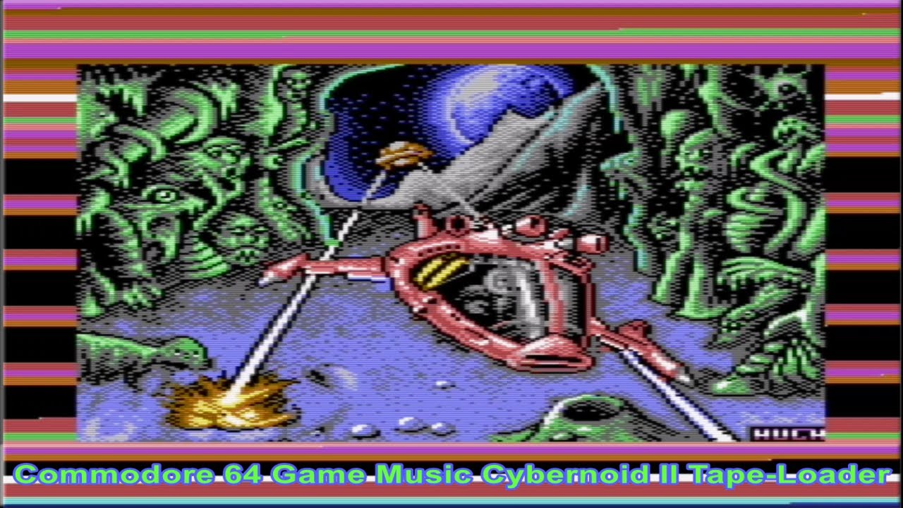 Commodore 64 Game Sid Music - Cybernoid II The Revenge Tape Loader ...