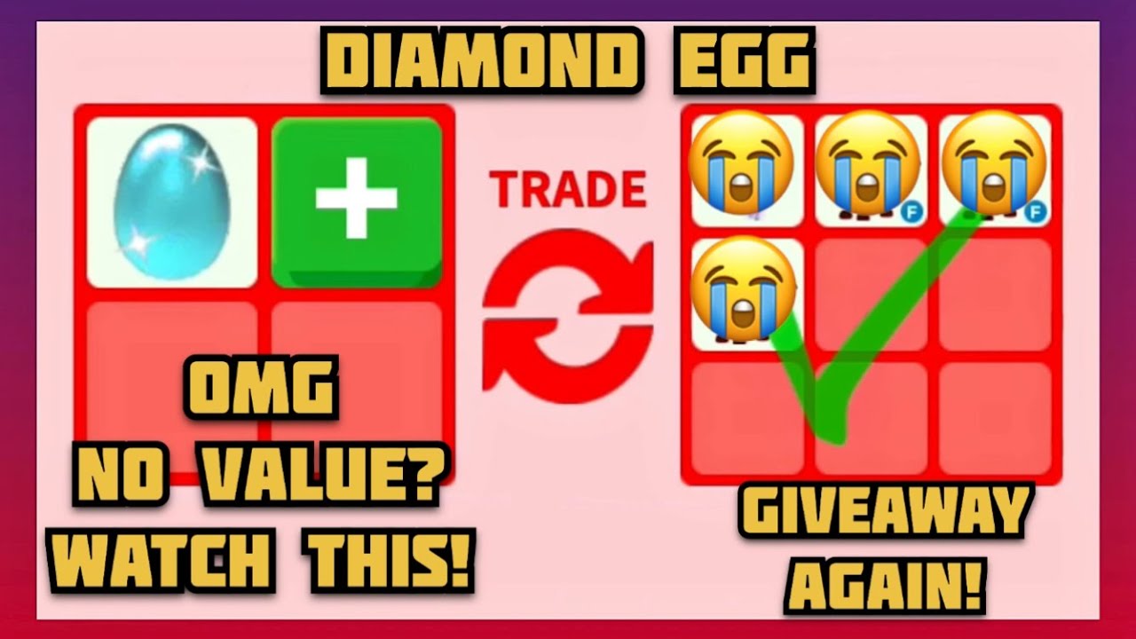 17 OFFERS - DIAMOND EGG - GIVEAWAY - Adopt Me Rich Servers - YouTube