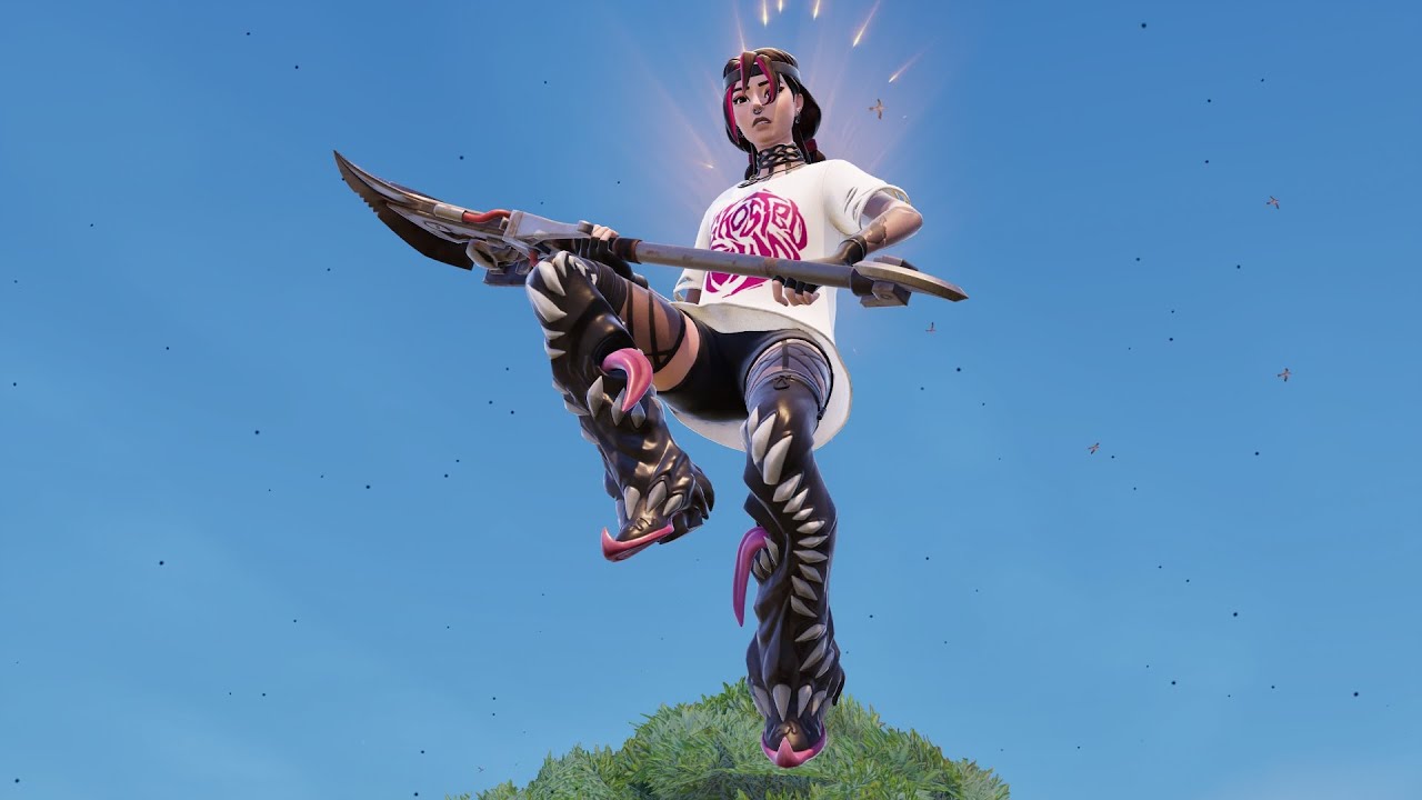 festival phaedra + grim gouger | fortnite skin combo - YouTube