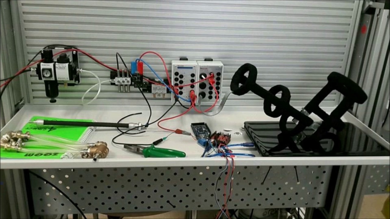 Air muscle Arm ( Exoskeleton ) - YouTube