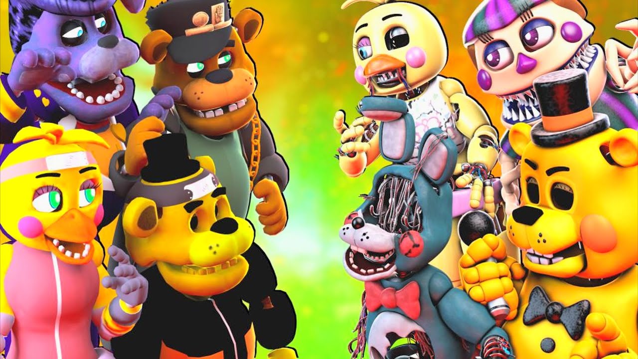 [SFM FNaF] Anime NARUTO vs HOAXES - YouTube