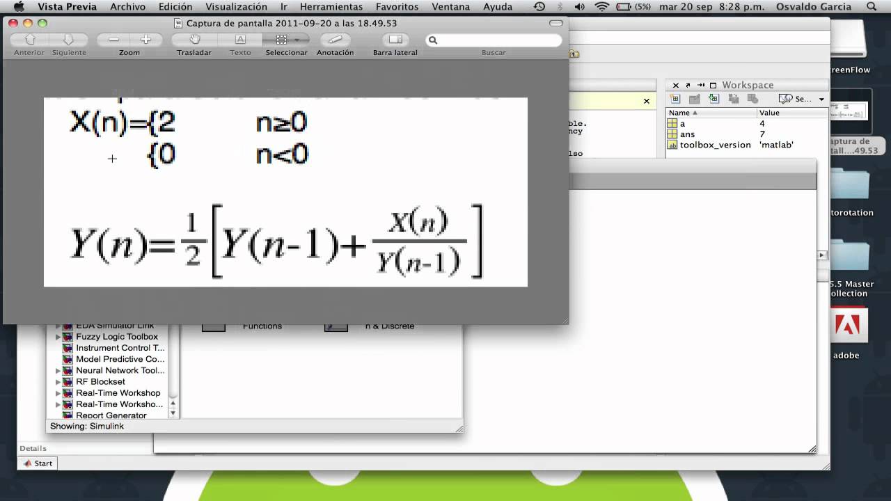 Tutorial Simulink, Matlab, para hacer raiz cuadrada de 2. - YouTube