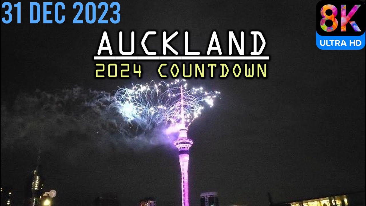 New Year 🎆 Countdown 2024 🥳 Auckland 🇳🇿 New Zealand #fireworks - YouTube