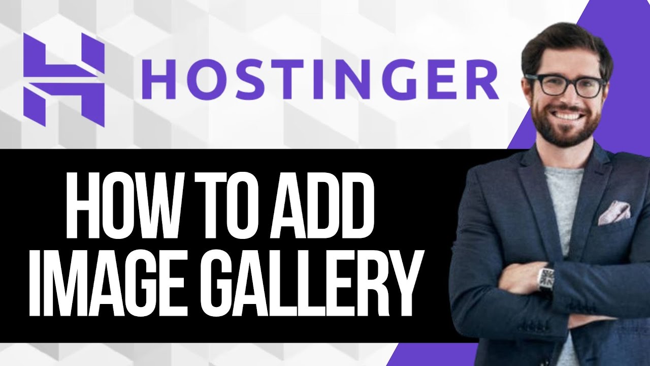 How to Add an Image Gallery in Hostinger Website Builder - YouTube