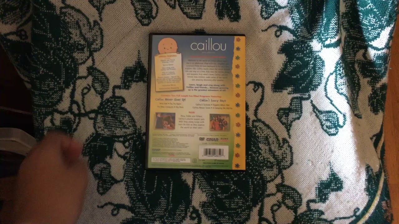 Opening to caillou family Collection vol 3 2003 DVD - YouTube