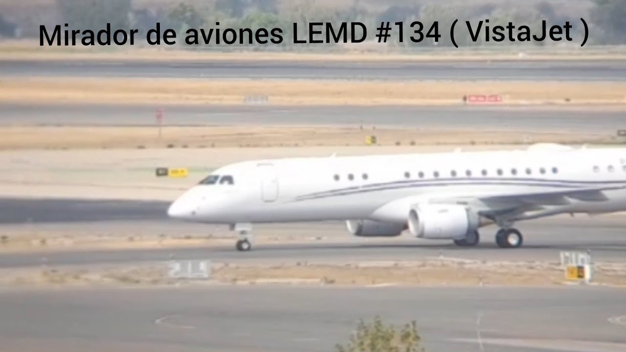 Mirador de aviones LEMD #134 ( VistaJet ) - YouTube
