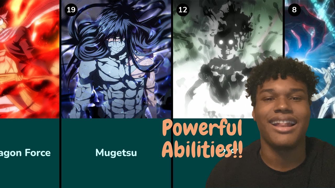 Most Powerful Abilities In Anime Reaction!! - YouTube