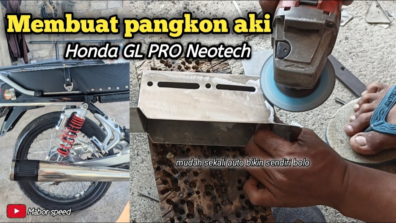 Membuat pangkon aki GL PRO NEOTECH - YouTube