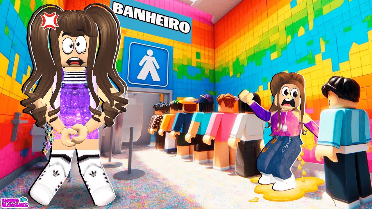 A FILA DO BANHEIRO ESTÁ ENORME!! ACHO QUE NÃO VAI DAR TEMPO!! 🫣😥 ...