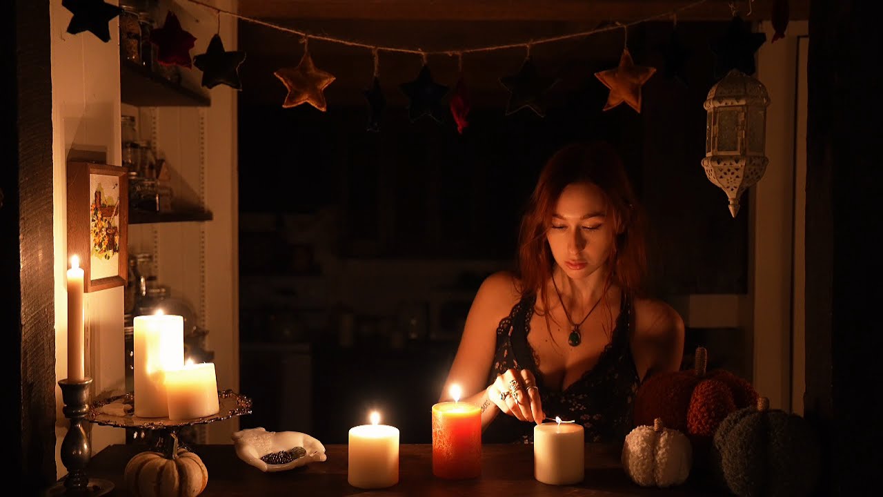 A cozy, witchy vlog at the cottage | celebrating Samhain | "casual ...