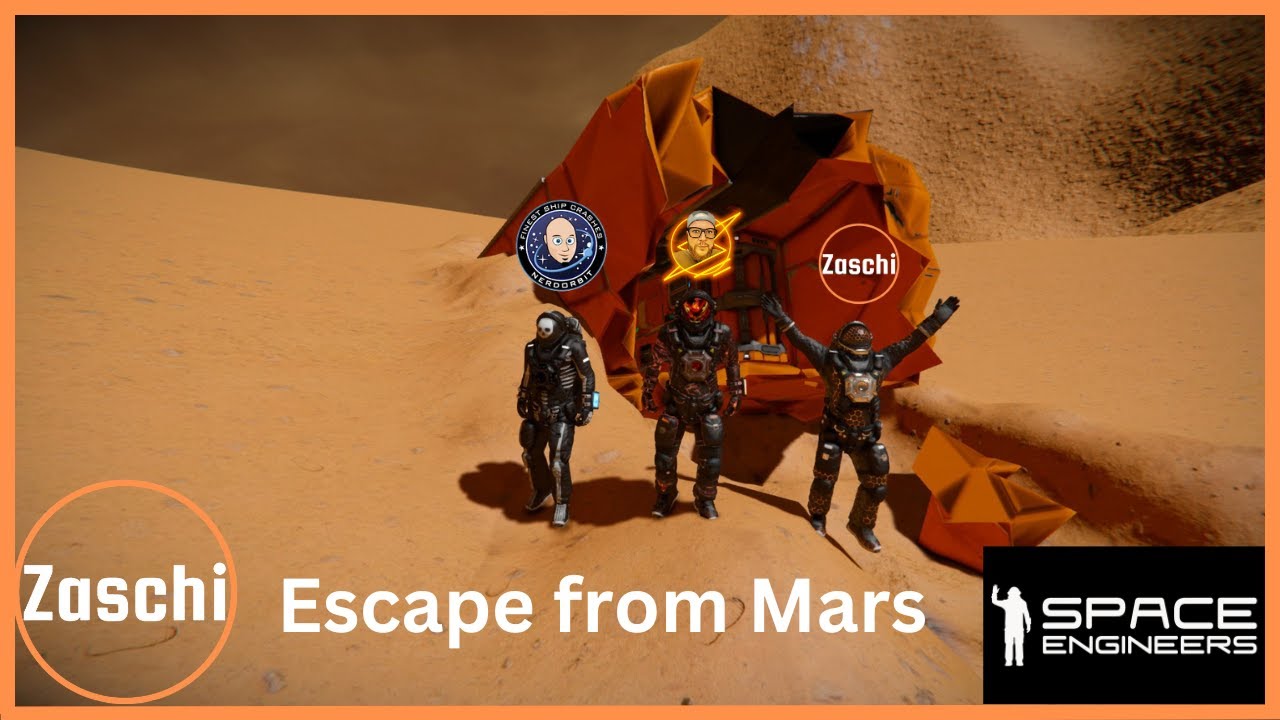 ESCAPE FROM MARS! Mit @nerdorbitlp & @its_paat Space Engineers ...