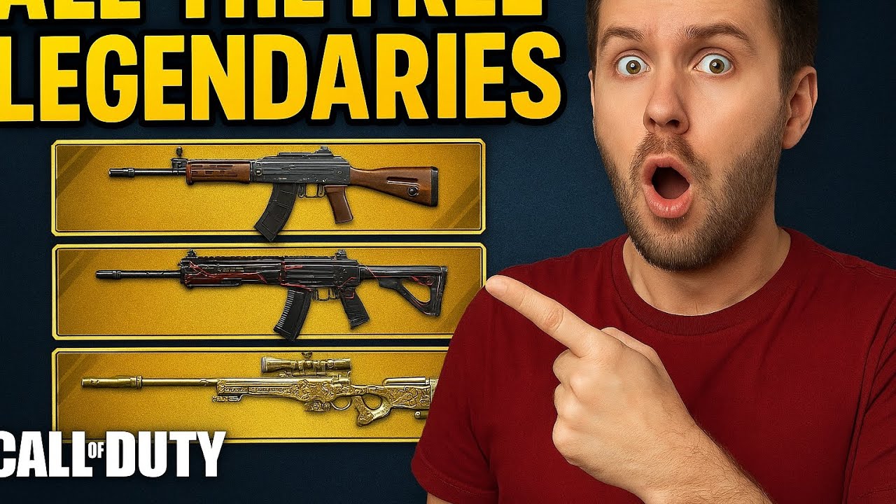 All The free 'LEGENDARY' Guns And Melee in CODM - YouTube