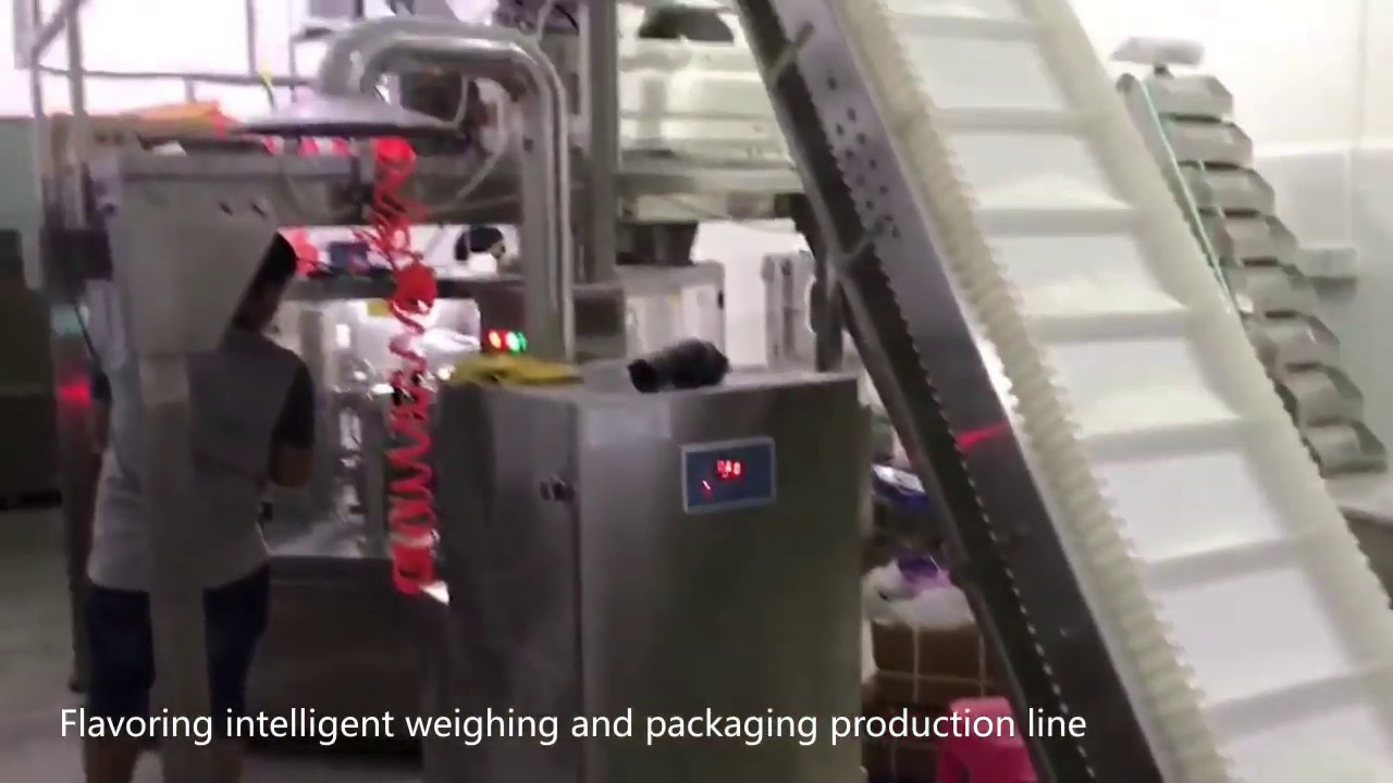 [TOUPACK] Flavoring intelligent weighing and packaging production line ...