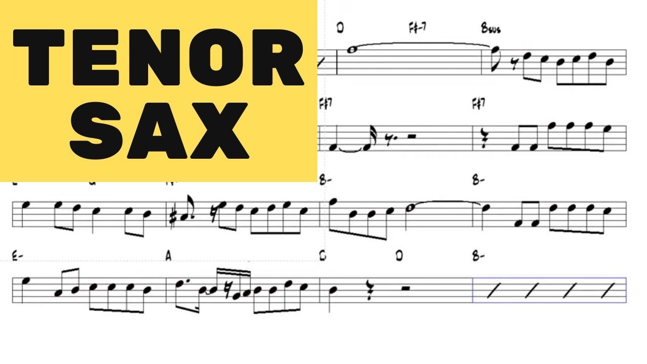 Jimmy Fontana Il Mondo Tenor Sax - YouTube