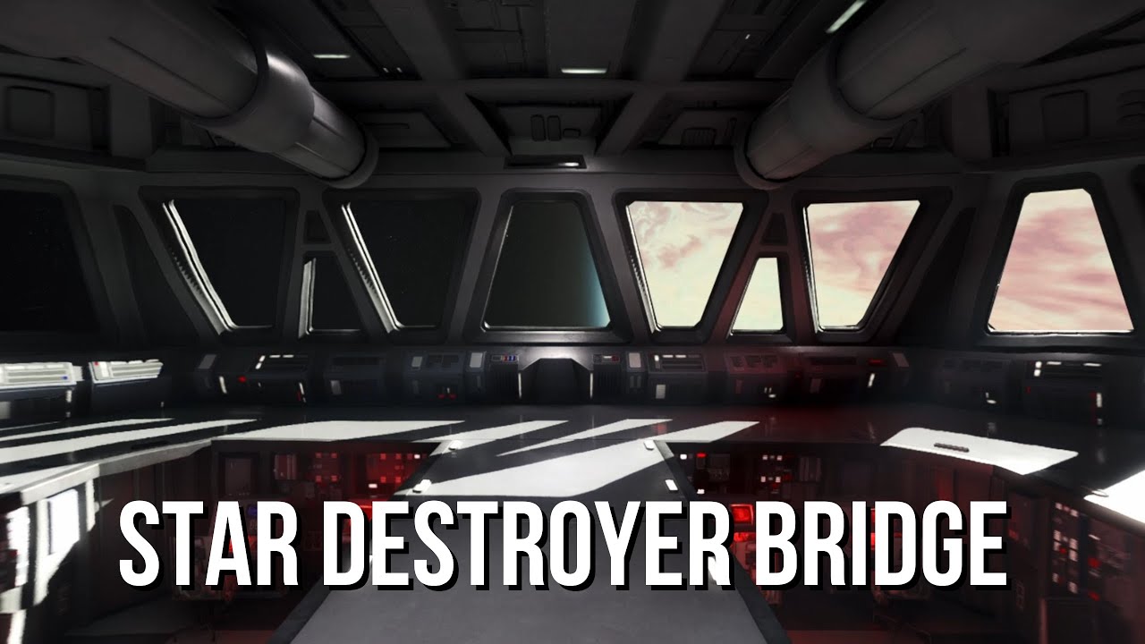 Star Destroyer Bridge | Star Wars Ambience | Interior Sound, Quiet ...