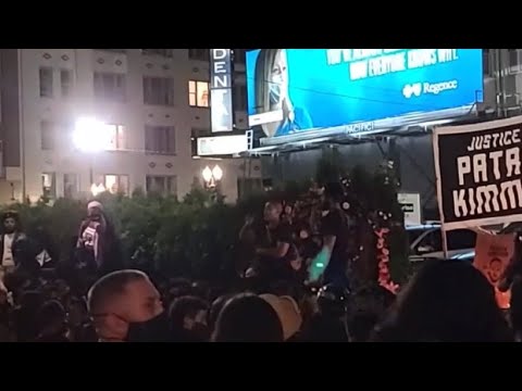 Patrick Kimmons mom leading a BLM protest for her son who shot two people