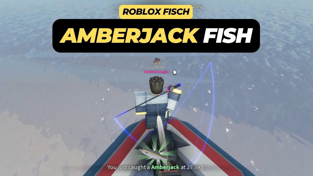 How to Get Amberjack Fish in Roblox Fisch - YouTube