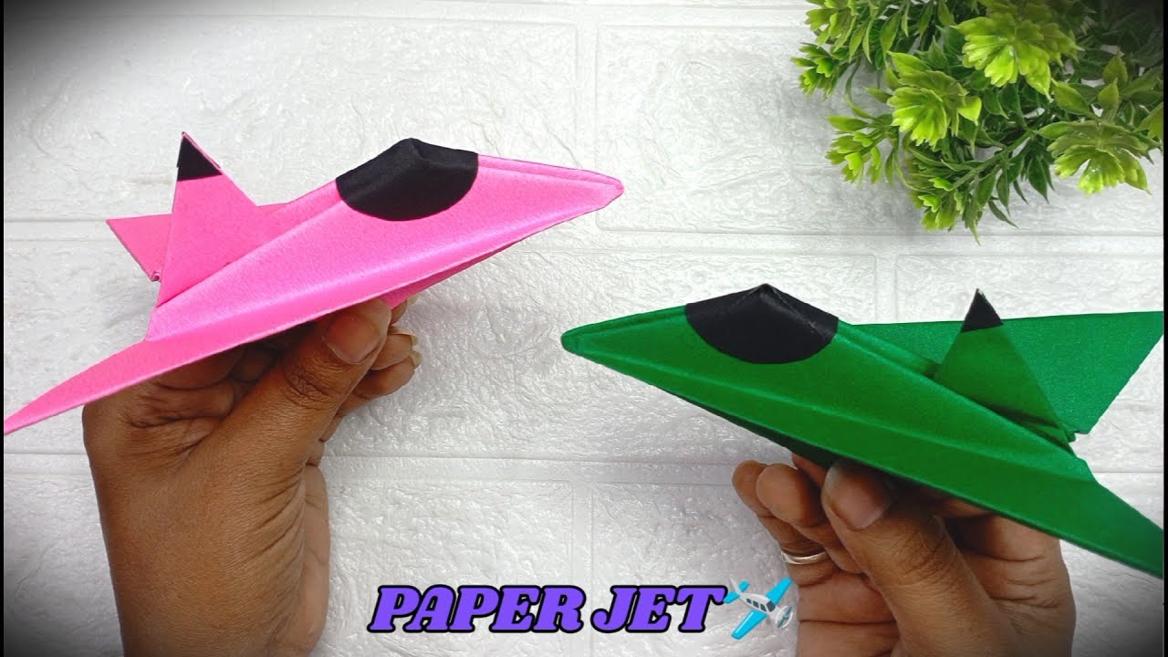 How To Make Easy Paper Jet Aeroplane For Kids | Craft Ideas| Easy Paper ...