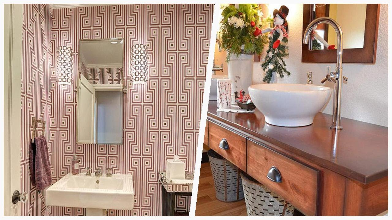 75 Modern Powder Room With Open Cabinets Design Ideas You'll Love ⭐ ...