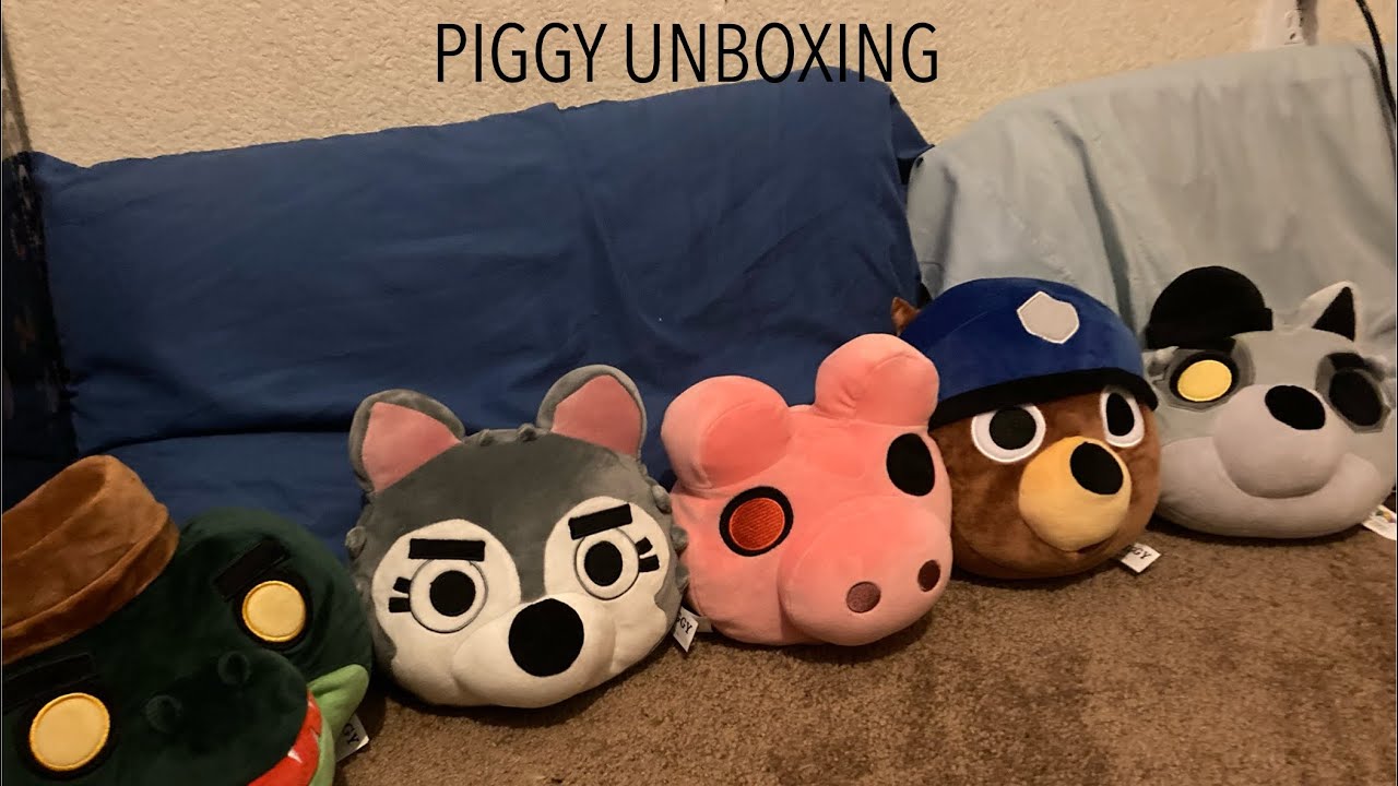Unboxing all 5 Piggy Doughmigo Plushies!! (COLLECTION COMPLETE) - YouTube