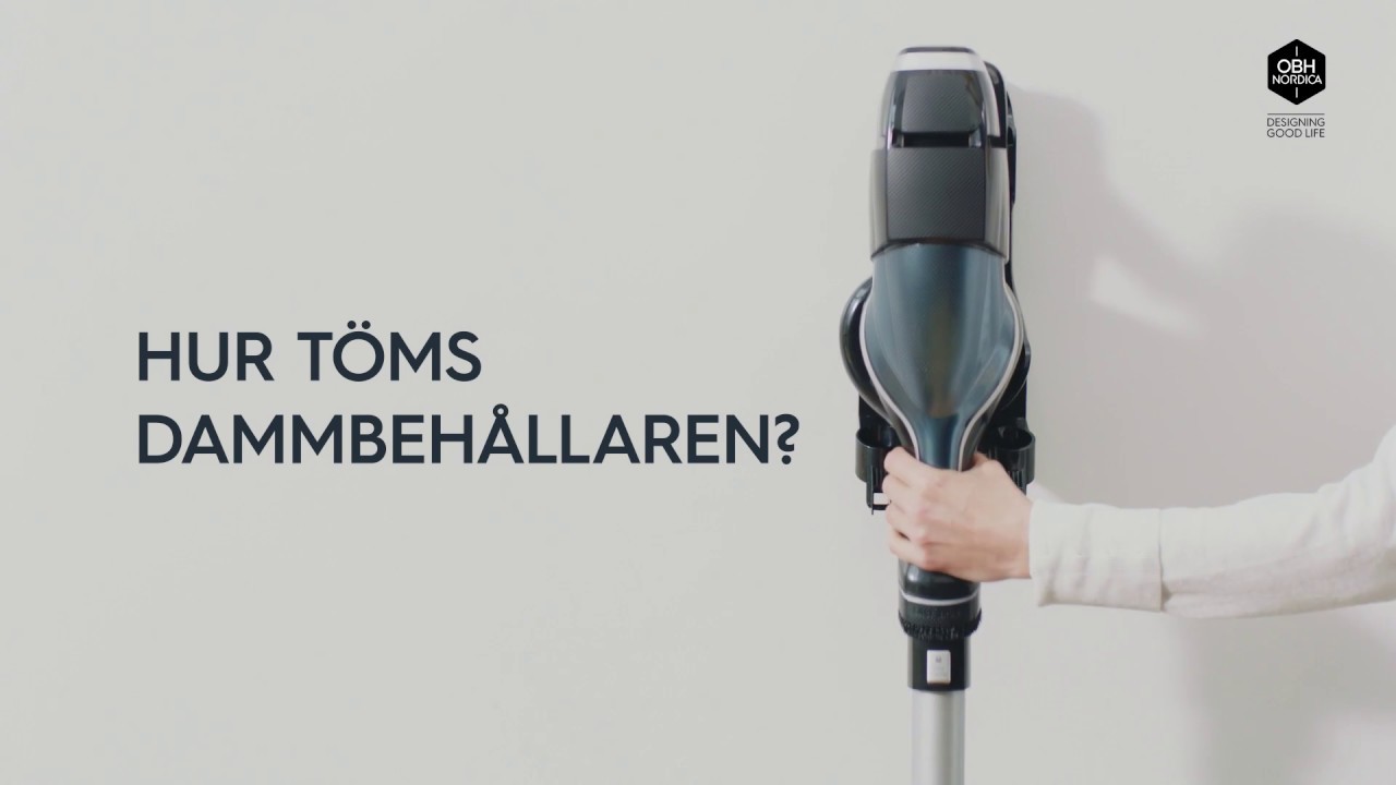 Air Force All-In-One 460 - Hur tömmer man dammbehållaren? - YouTube