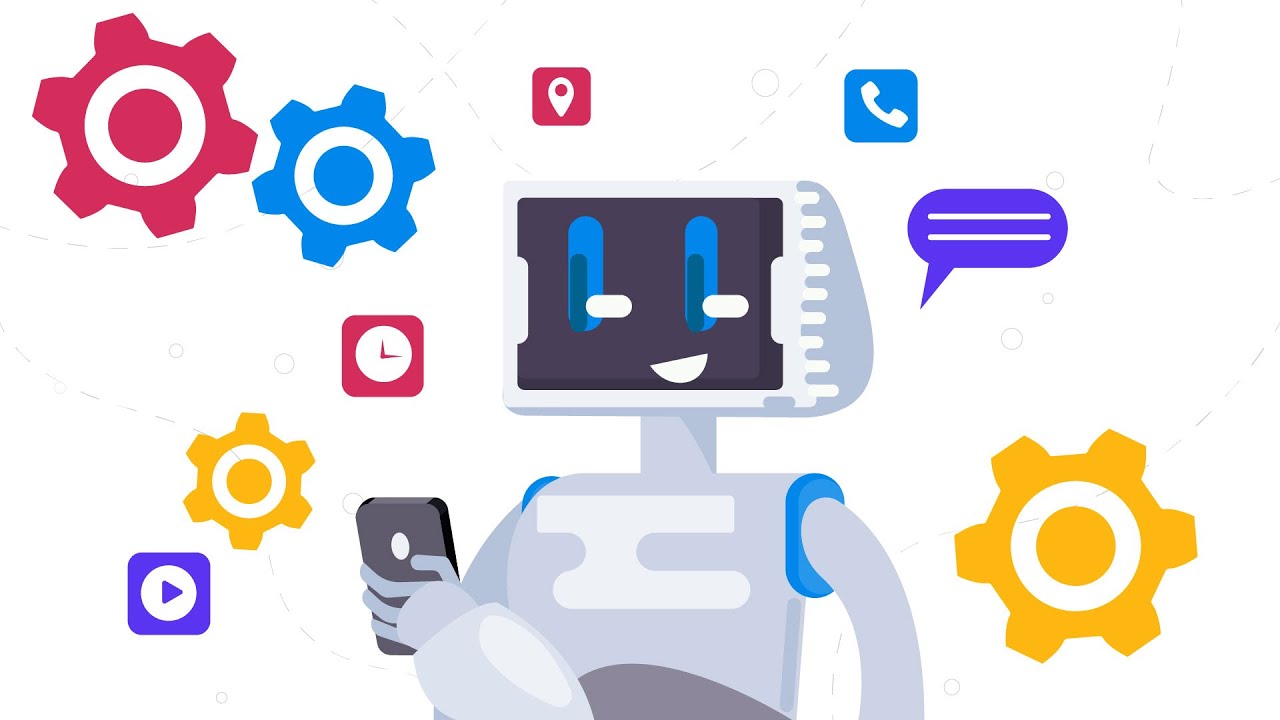 chatbot motion graphic video - YouTube