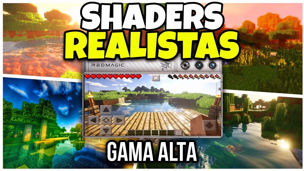 probé SHADERS REALISTAS en MINECRAFT para Celular desde un RED MAGIC 10 ...