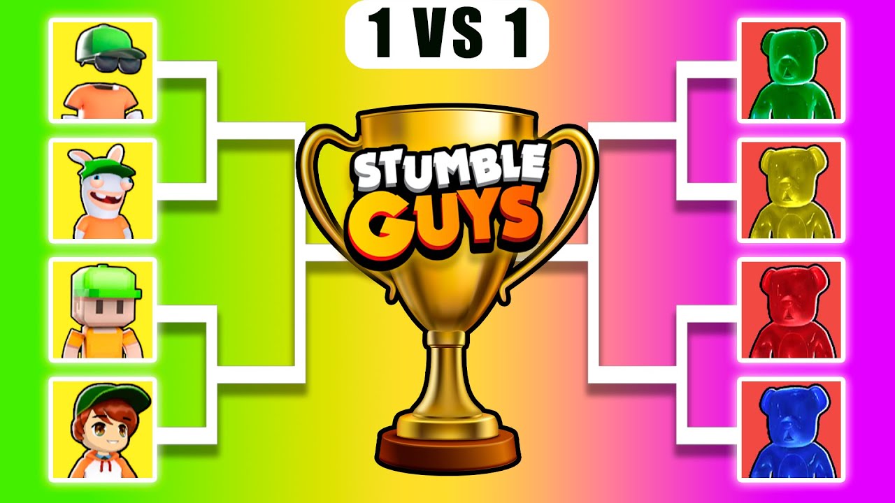 Mr. Stumble VS Candy Bears 🔥 Who will win? 🥇 Stumble Guys Tournament ...