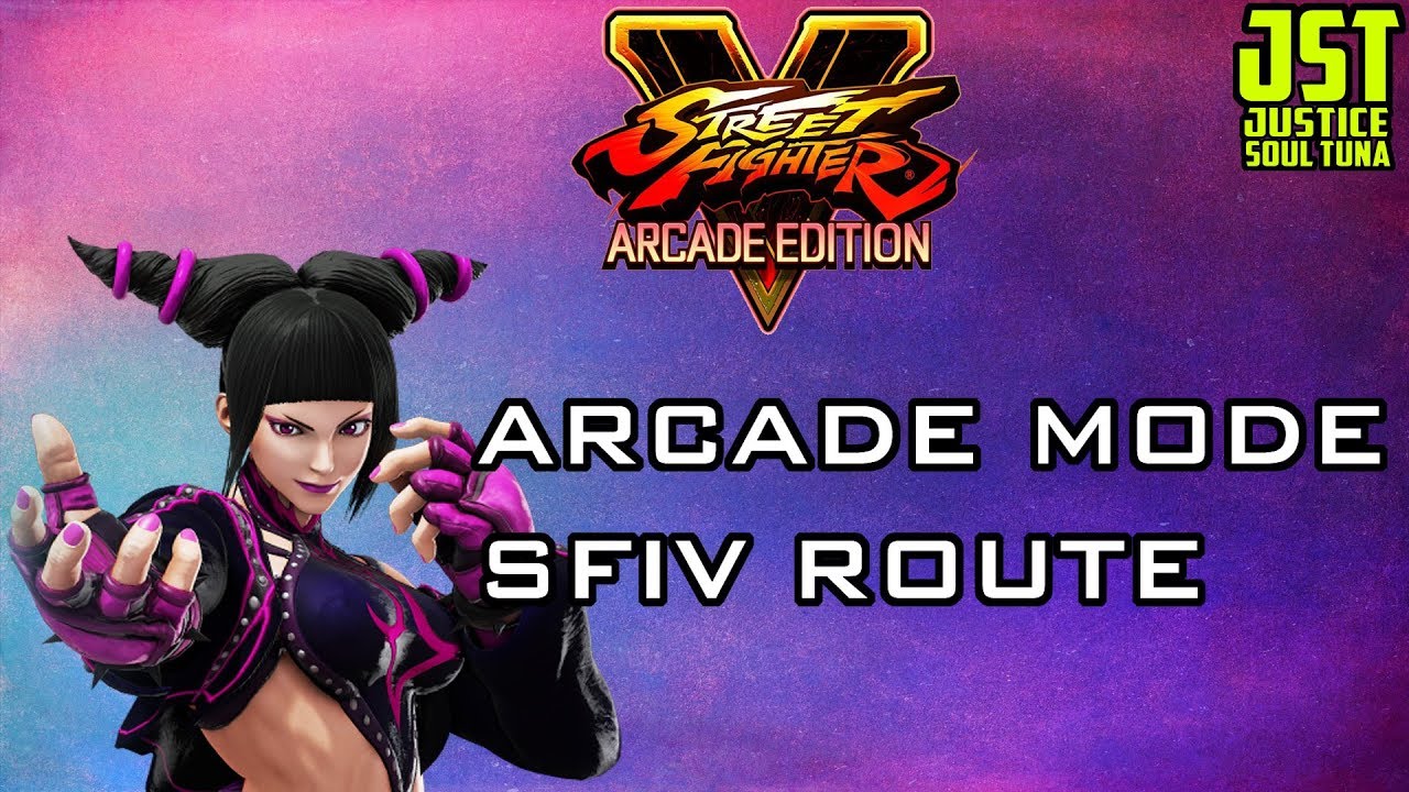 SFV:AE- Juri Arcade Mode, SFIV Route [PS4 Pro gameplay] - YouTube