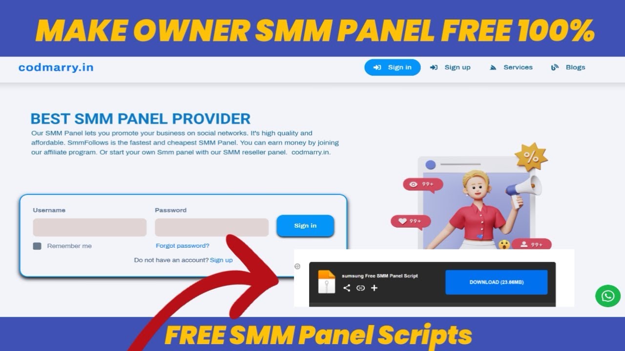 how to create smm panel website free | Smm panel kaise banaye | Best ...