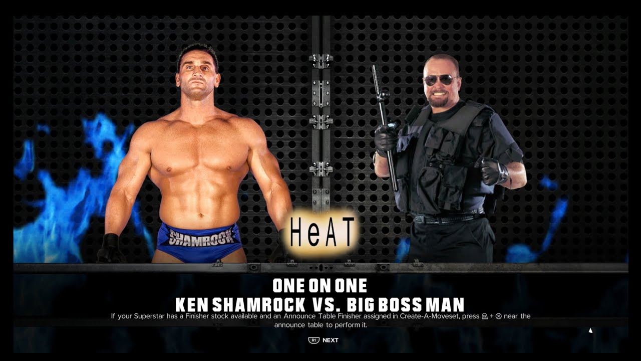 WWE 2K24: Ken Shamrock vs Big Boss Man - YouTube