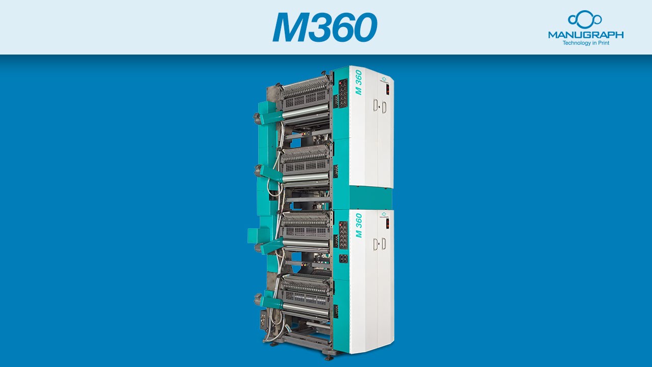WEB OFFSET PRESS - M360 FROM MANUGRAPH INDIA LTD. - YouTube